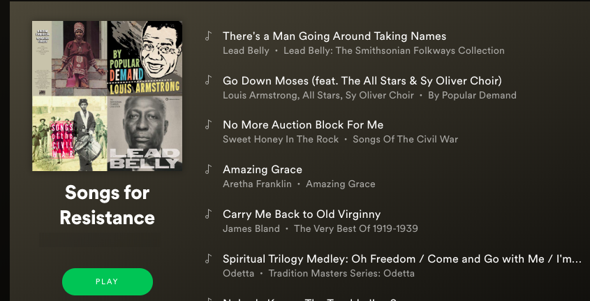 Songs of Resistance - Humanity in Action